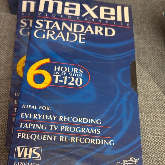 Maxell | Media | Maxell Vhs Video Cassette T2 6 Hours | Poshmark
